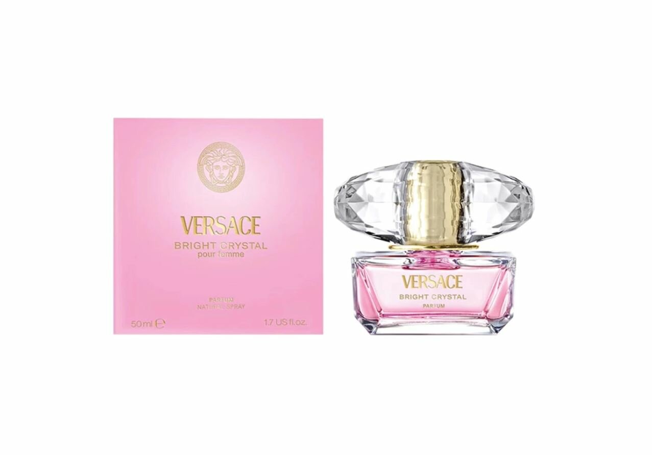 Духи Versace Bright Crystal Parfum 50 мл, цветочные фруктовые