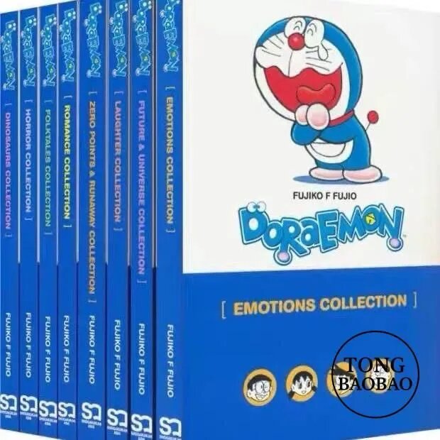 Doraemon Manga Collection 1-8 Fujiko F. Fujio 8 Volumes English Edition — фото 1