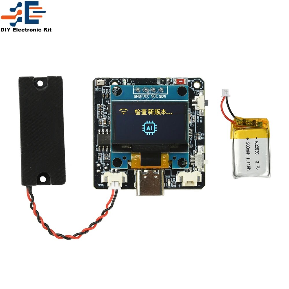 ESP32-C3 Голосовой модуль с экраном, Color: module