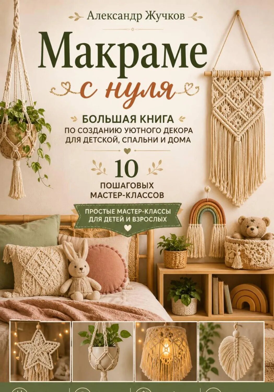 Макраме с нуля. Большая книга по созданию уютного декора для детской, спальни и дома. Простые мастер-классы для детей и взрослых [Цифровая книга]