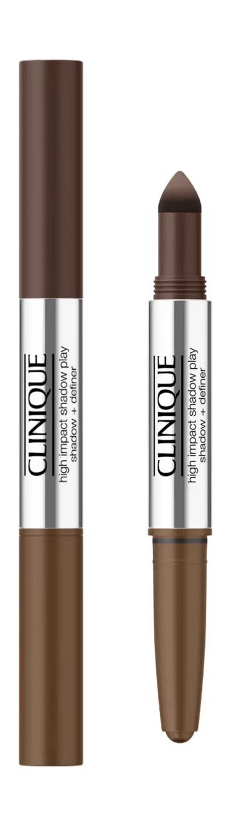 Двусторонний стойкий карандаш для глаз, кремовые тени Clinique High Impact Shadow Play, 9 г,| Rum + Cola.