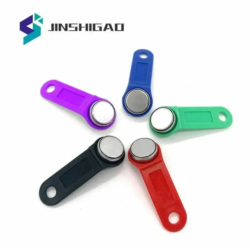 10 перезаписываемых ключей iButton RW2000‑XF, для домофонов Cyfral, Metacom, сауны и шкафчиков