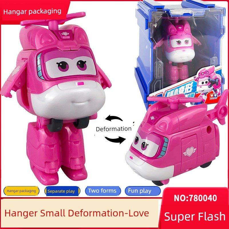 Мини-трансформация в ангаре Сяо Ай — фигурка с номером 780040 из серии Super Flying Hero