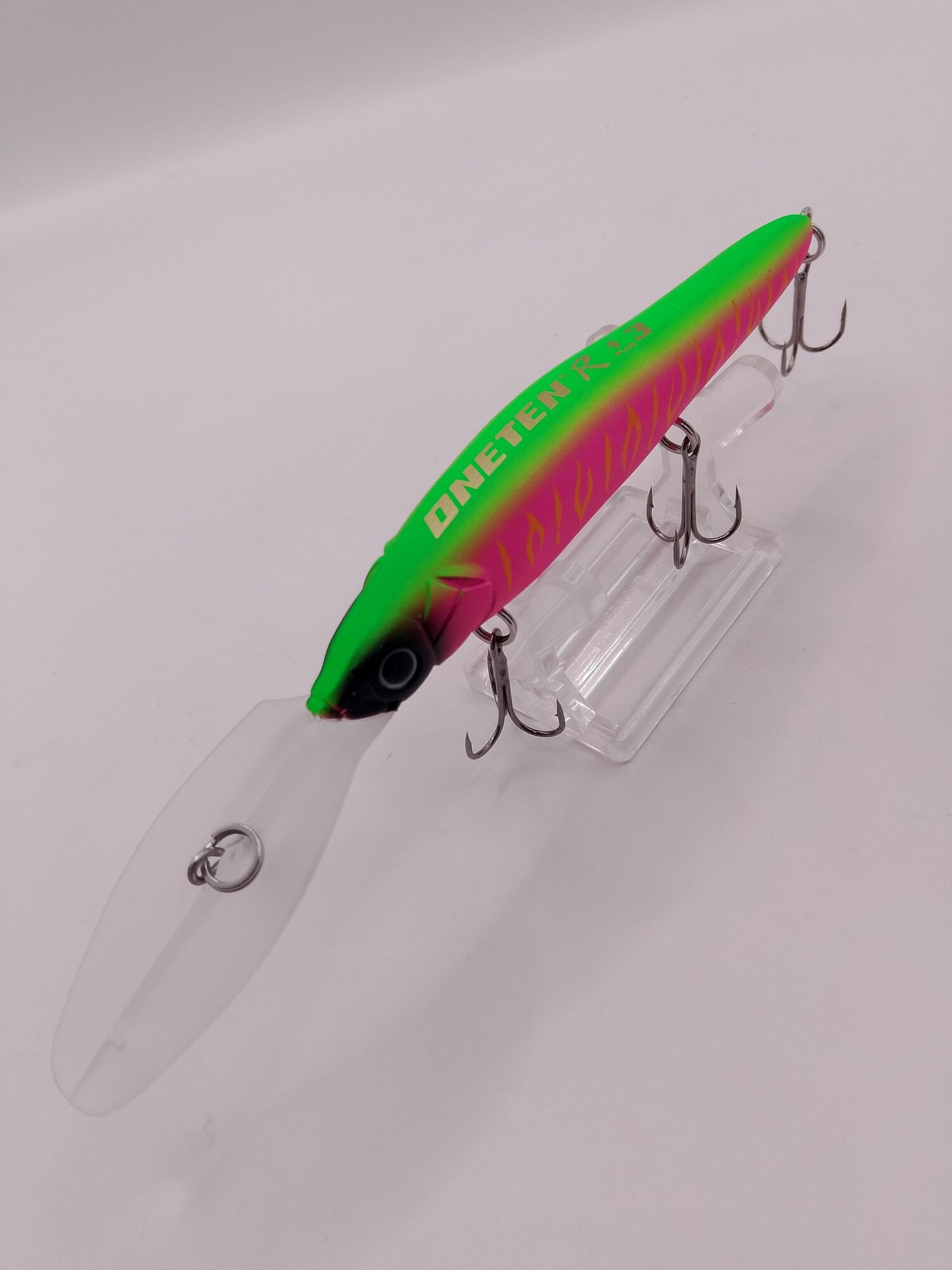 Воблер минноу Megabass Oneten R+3 Hi-Float, 110 мм, 15 гр, заглубление до 4 м, быстро всплывающий воблер для рыбалки