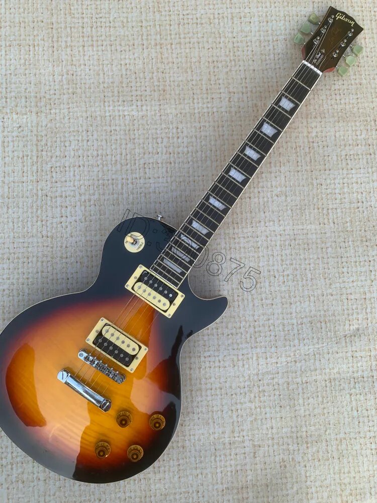 Электрогитара электроакустическая Les Paul 6-струнная, корпус Махагони 39"