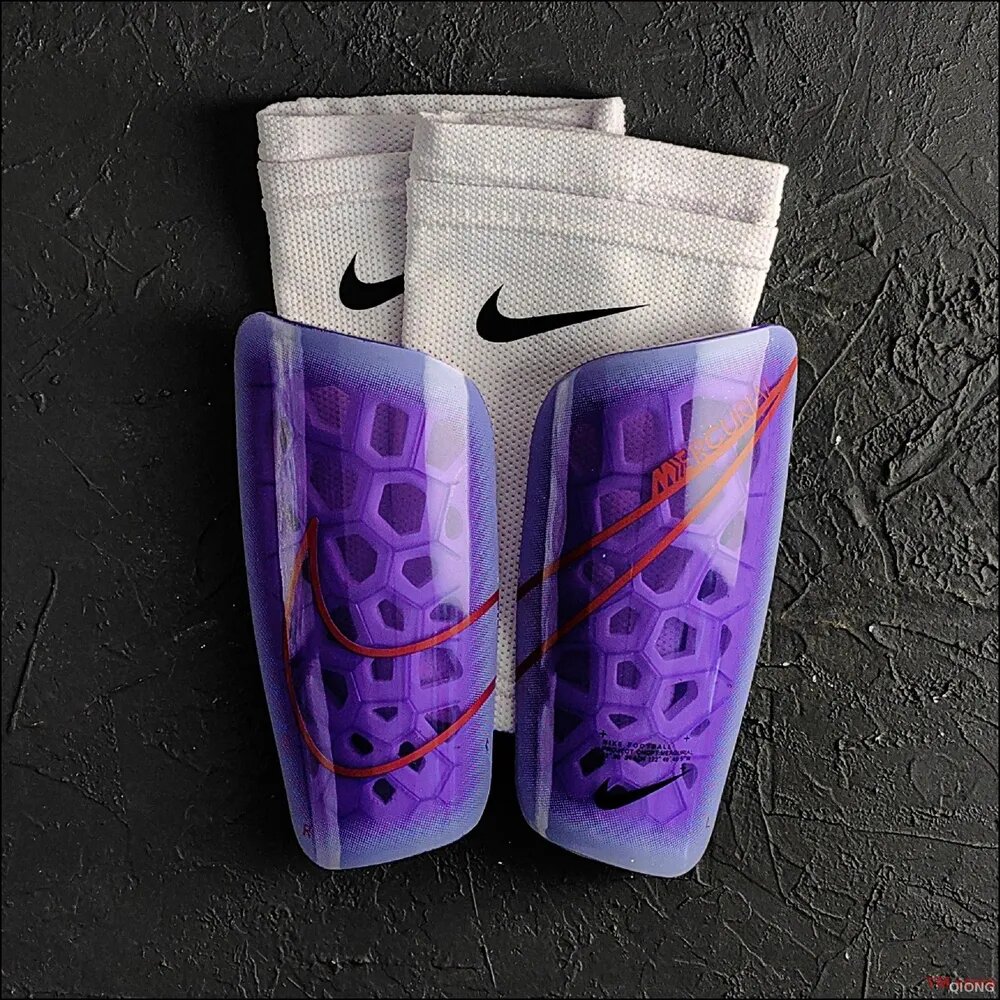 Защита голени Nike Mercurial Lite, размер M, фиолетовый