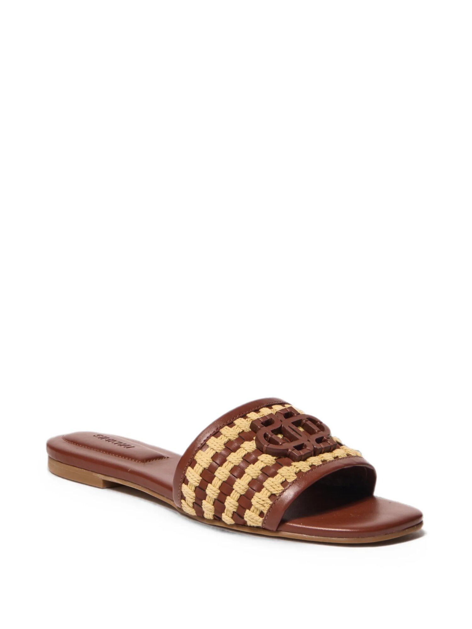 Босоножки SIMKHAI Delphi flat sandals, размер 37, brown — фото 1