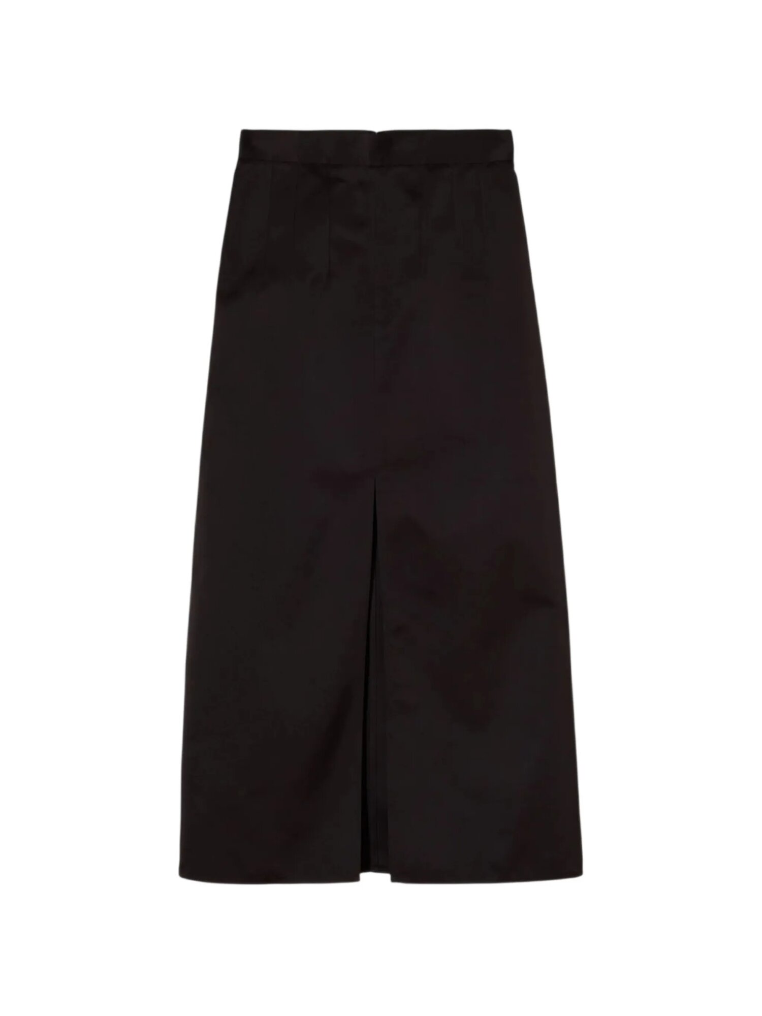Юбка Front-slit satin-finish maxi skirt