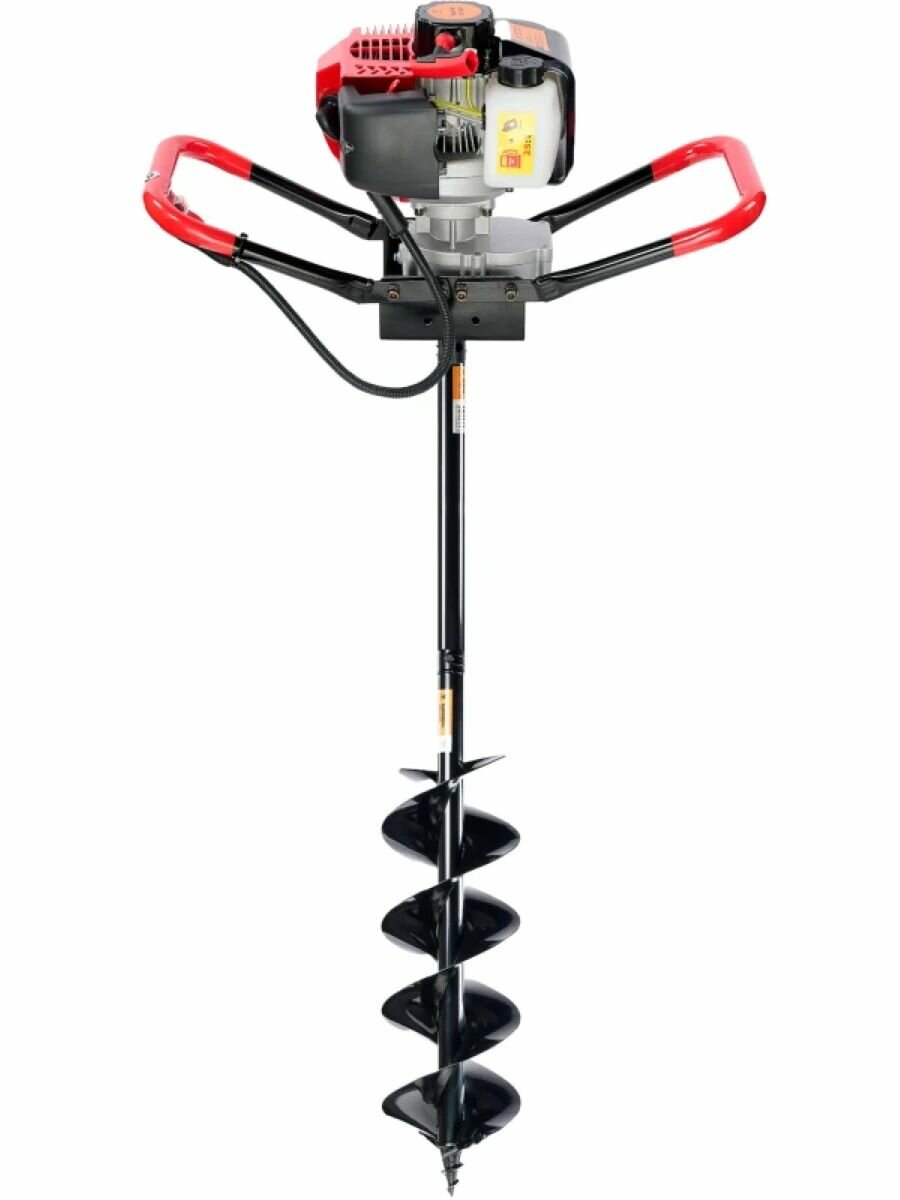 Бензиновый мотобур cо шнеком BURAN DT-500 HARDDRILL 200х800 и удлинителем PLUS-500
