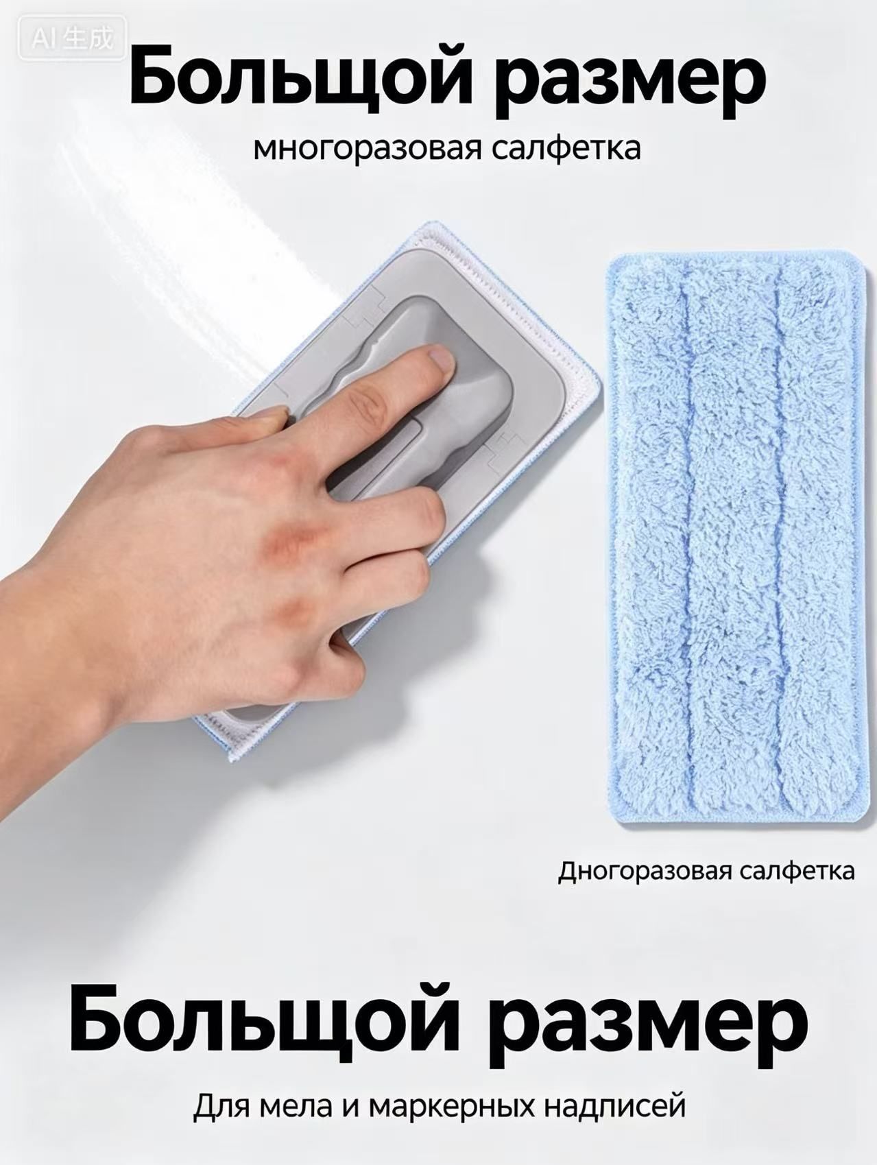 1 Штук Мел Стиратель, Безпыльный, Для Офиса