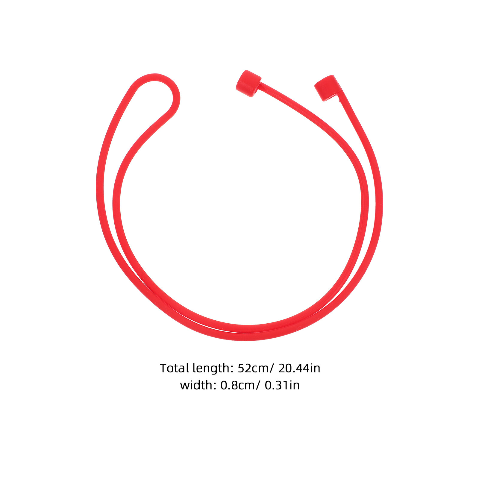 Silicone Lanyard Для Наушников Антипотерянный Детachable Дизайн Удобен Для Хранения 52.00X0.80X0.80Cm