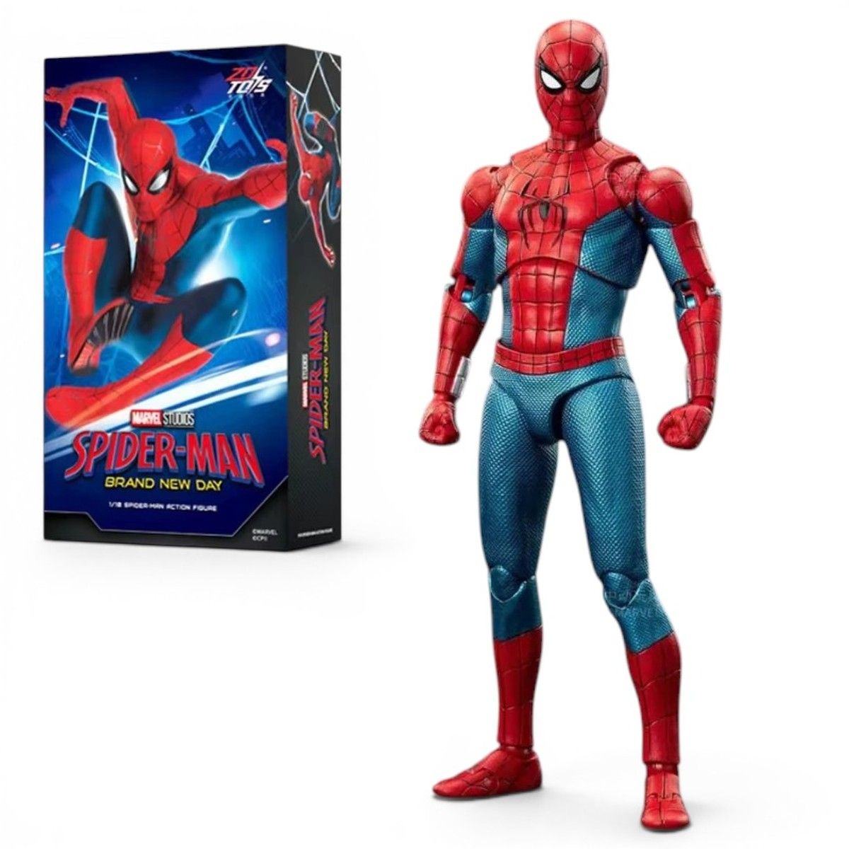 Фигурка ZD Игрушки Marvel Человек-паук, Человек-паук: Новый день, масштаб 1:10