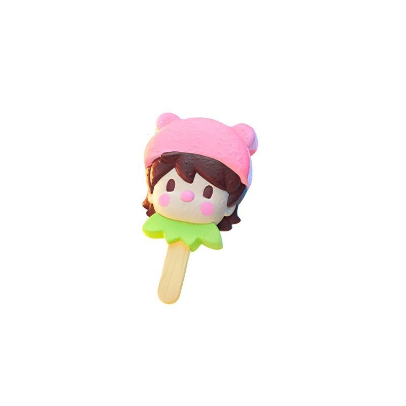Фигурка унисекс POP MART Sweet Bean, Strawberry milk chocolate ice cream, pink