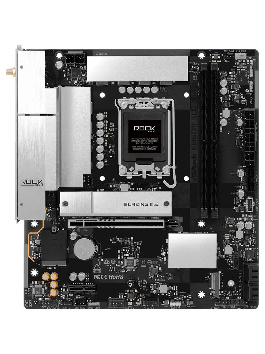 Материнская плата ASRock B860M Rock WiFi B860M Rock WiFi