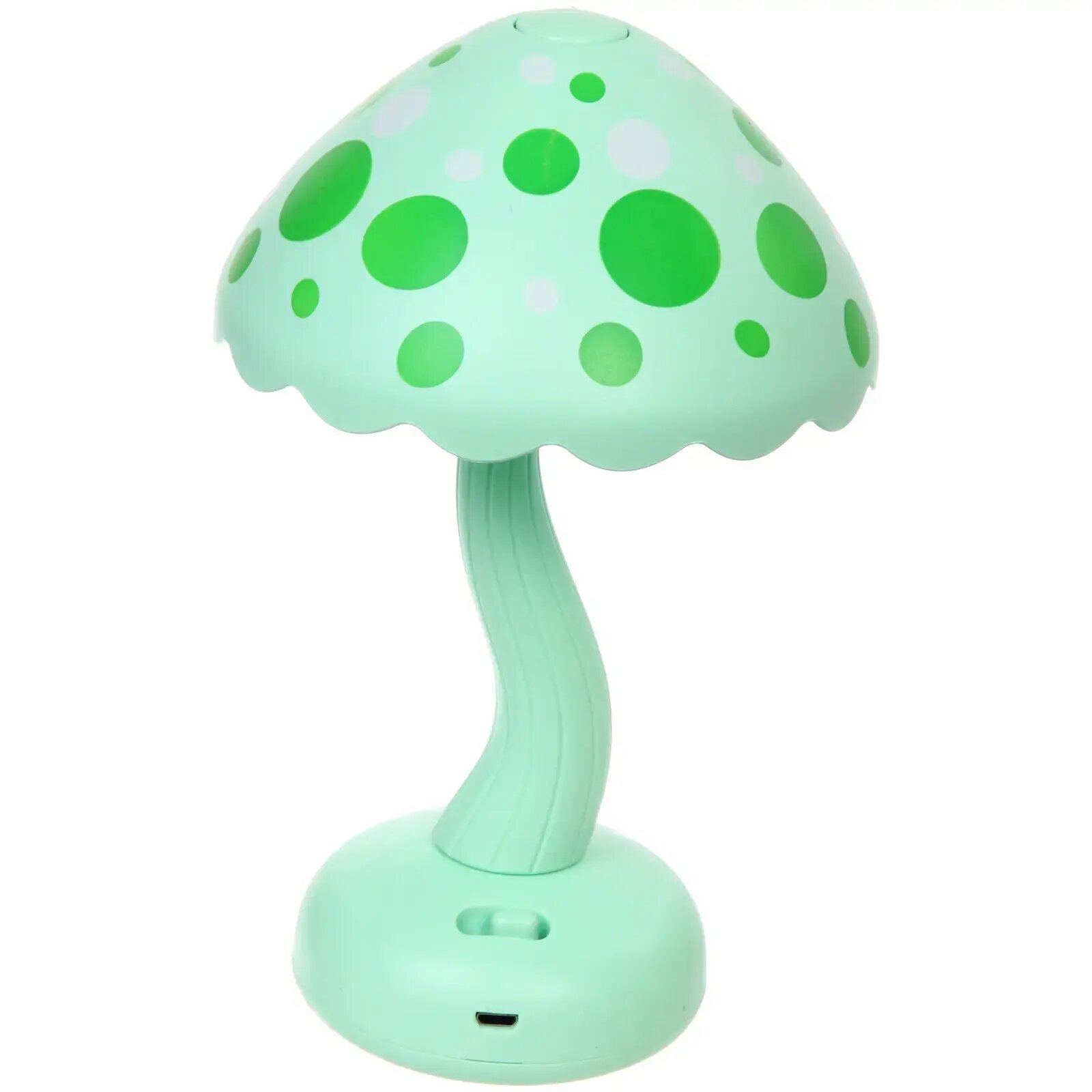 Настольная лампа «Sweet - Гриб» LED, зеленая, 13,2*19,5 см, USB 3W