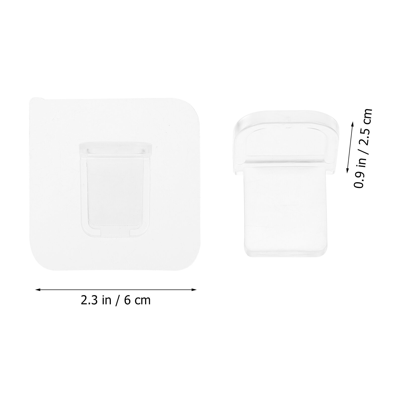 24 Штуки Самоклеющиеся Опоры Для Полок Поддержка Книжных Полок 6X6Cm