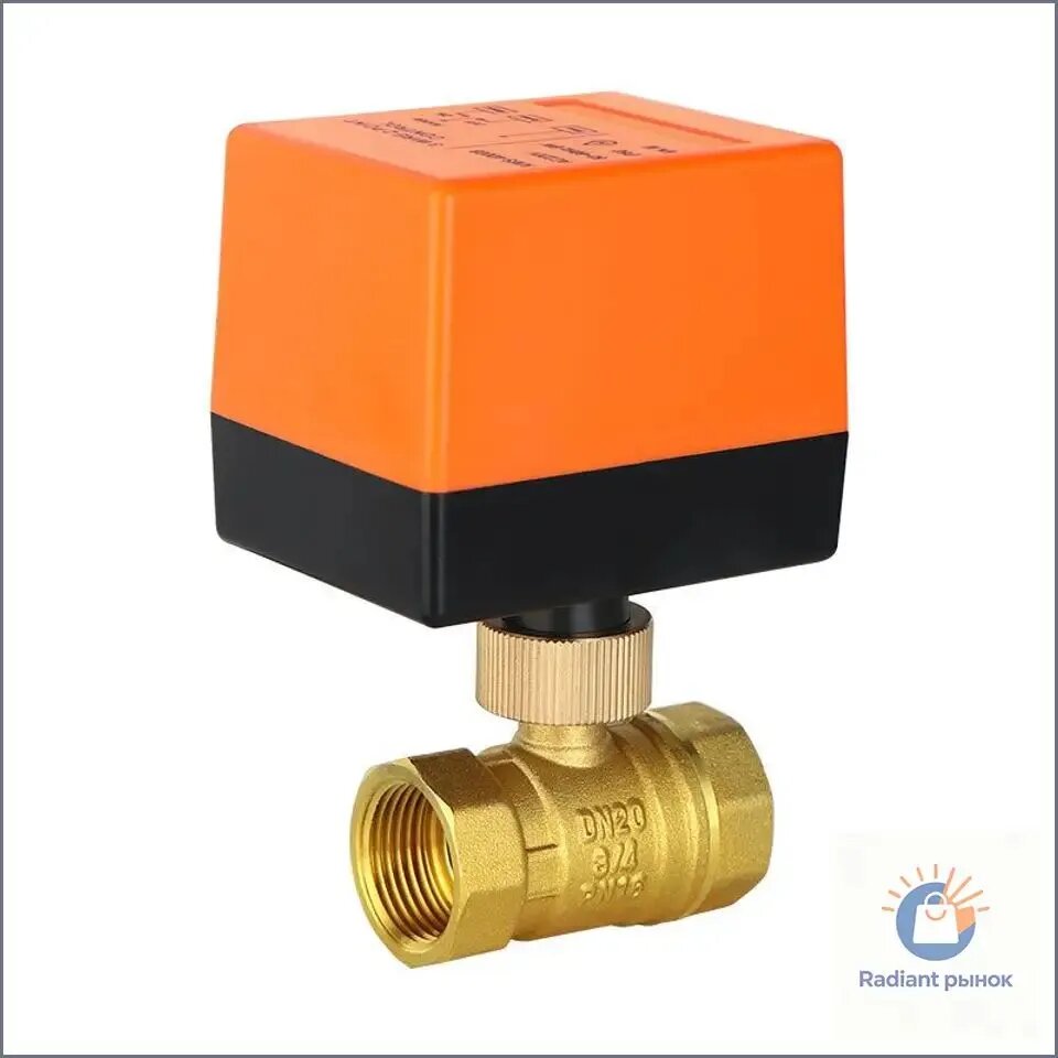 12-24V кран шаровый с электроприводом 1/2 , Электрический шаровый кран для воды, клапан Фитинг для водопроводной, трубы латунный материал, DN15