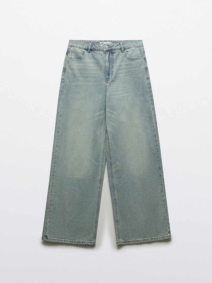 Джинсы багги с низкой посадкой 