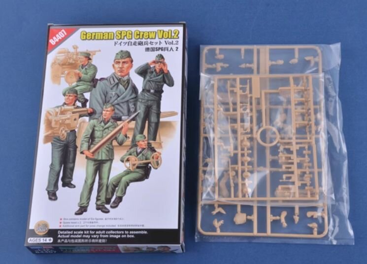 Hobbyboss 84407 немецкий SPG Crew VOL.2 Модель Пластиковые модели солдат