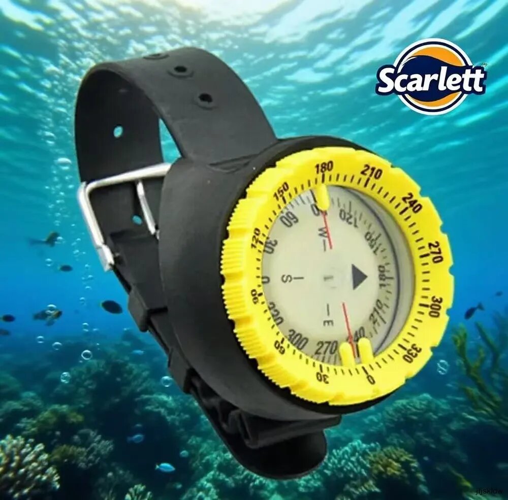 Цифровые светящиеся сбалансированные часы для подводного плавания на глубине 50 м