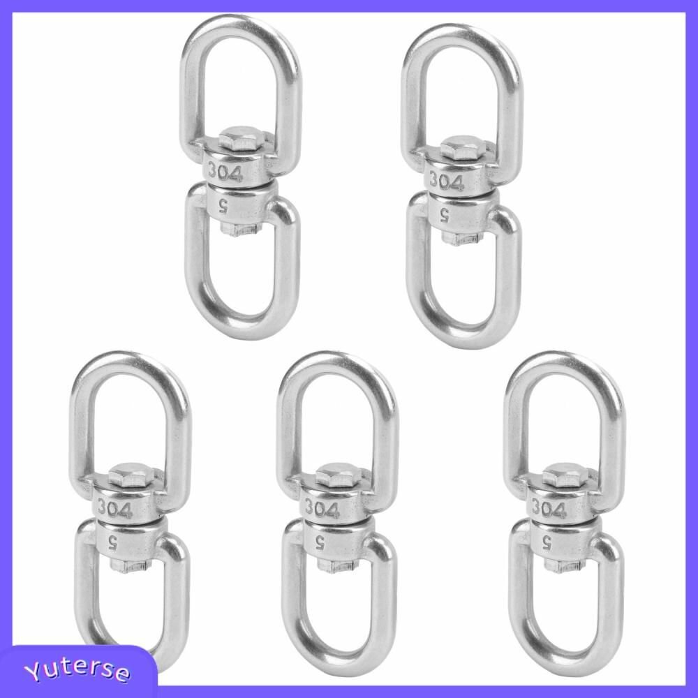 Поворотные крюки M5, многофункциональные, из нержавеющей стали для связи с цепями