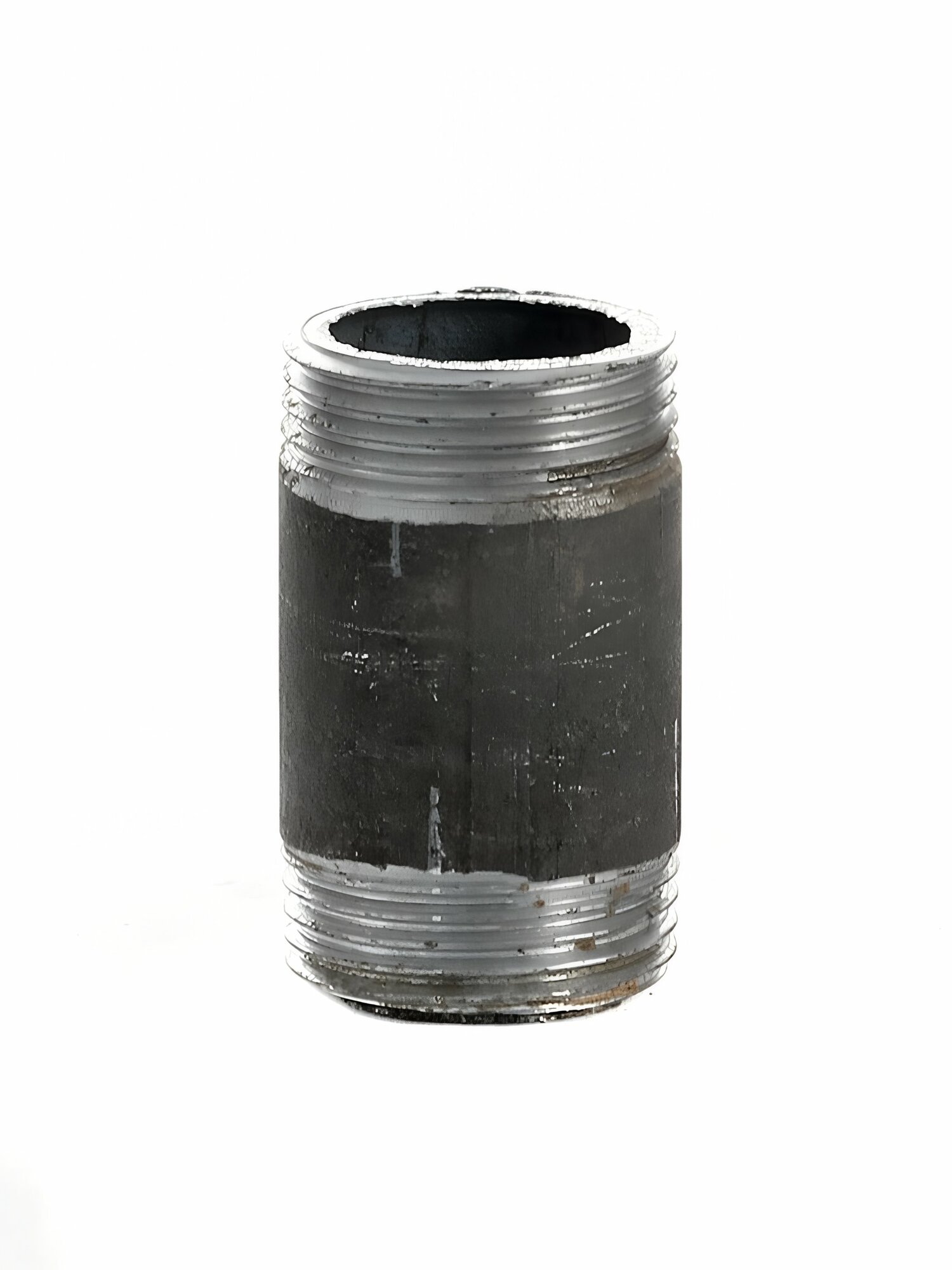 Резьбовой фитинг бочонок 1 дюйм, стальной, серый, длина 50 мм, универсальный