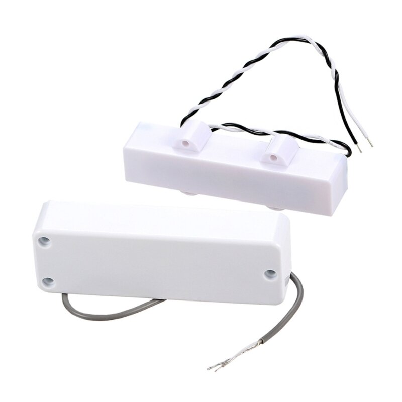 Замена звукоснимателя для бас-гитары на 4 струны Герметичный Звукосниматель для шумоподавления Герметичная конструкция Простая установка