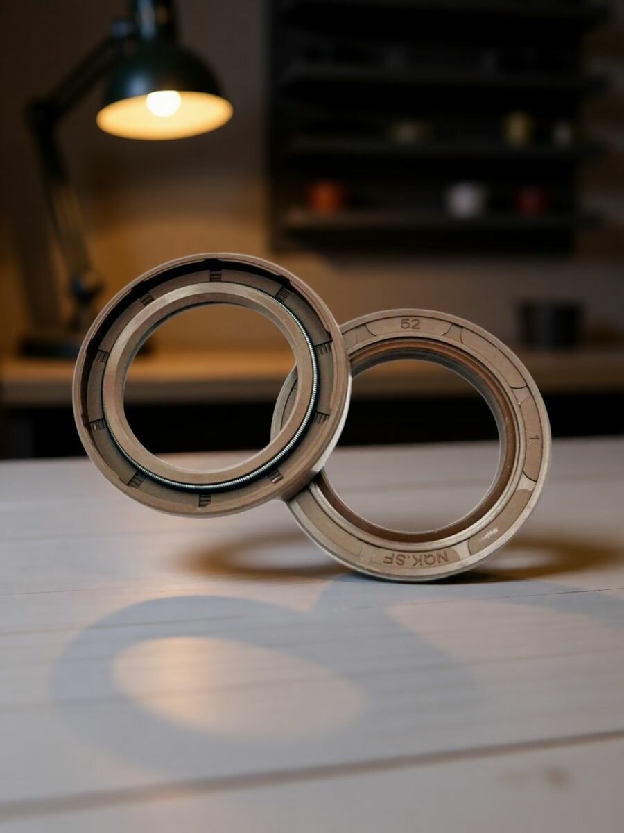 Сальник универсальный, совместимый для генератора ELITECH 10000ЕТAМ, 10000ЕAМ, 2 шт.