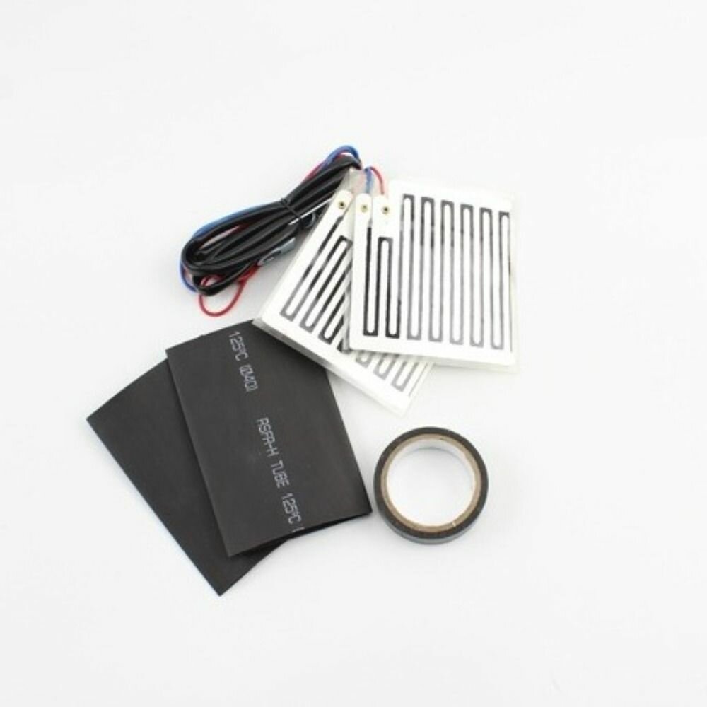 Мотоциклетные рукоятки с подогревом 12V, комплект из сплава, длина ~5 см, тёплые грипсы для комфортной езды