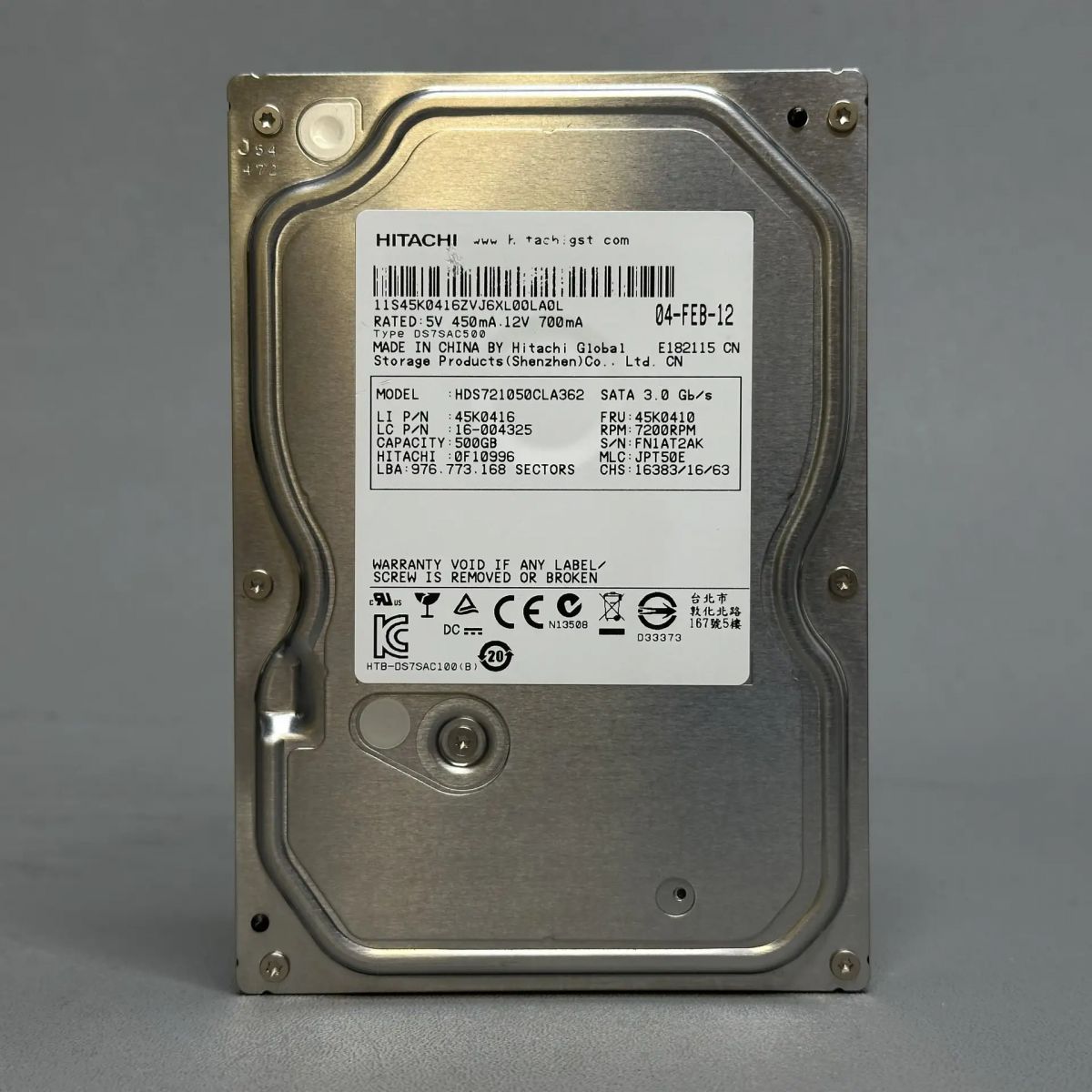 Жесткий диск Hitachi HDS721050CLA362 500Gb (2AK)