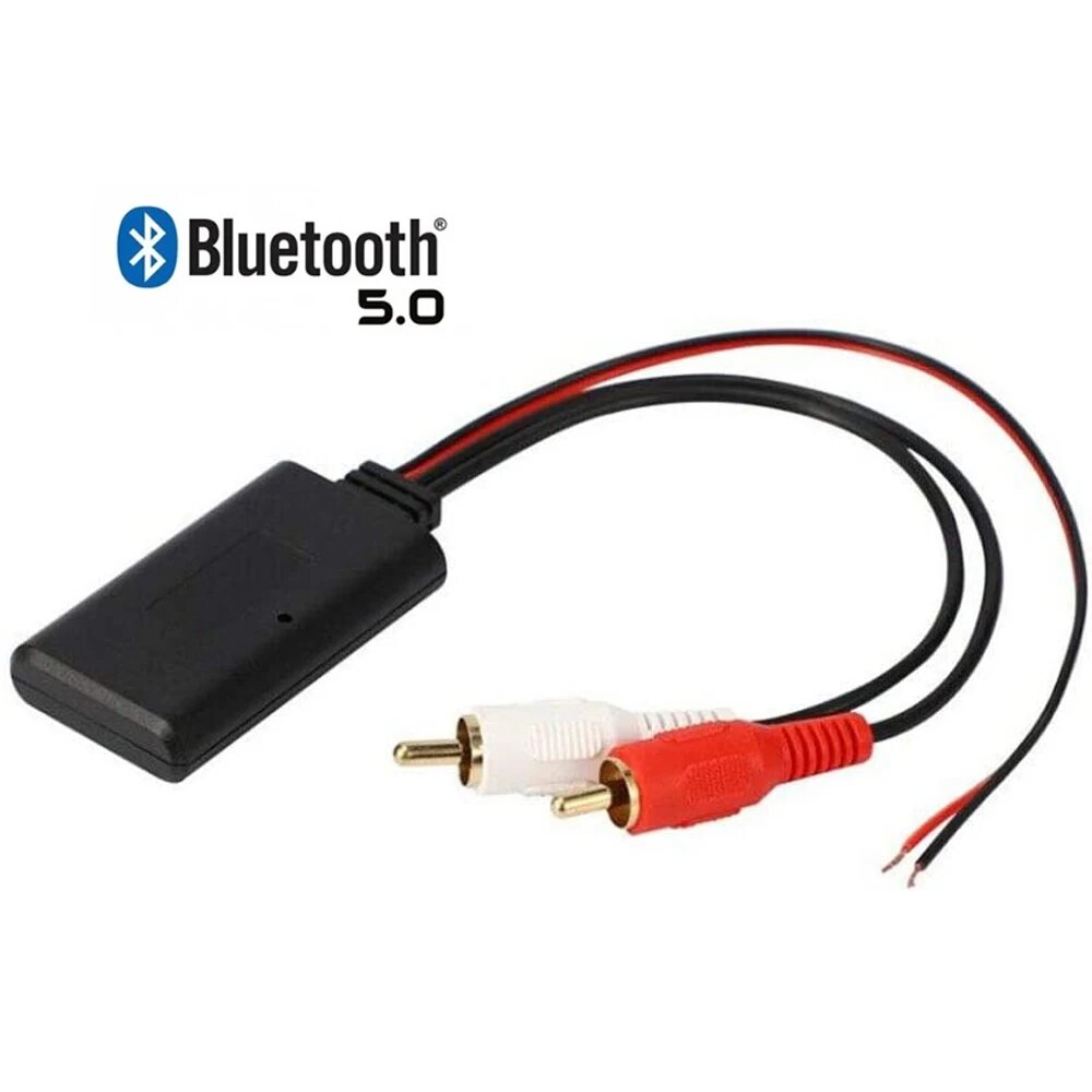 Универсальный автомобильный беспроводной bluetooth-адаптер RCA для подключения стерео 2RCA AUX в A