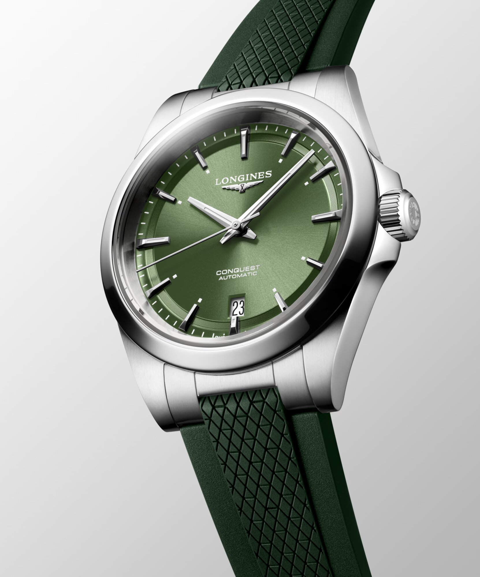 Наручные часы LONGINES, зеленый — фото 1