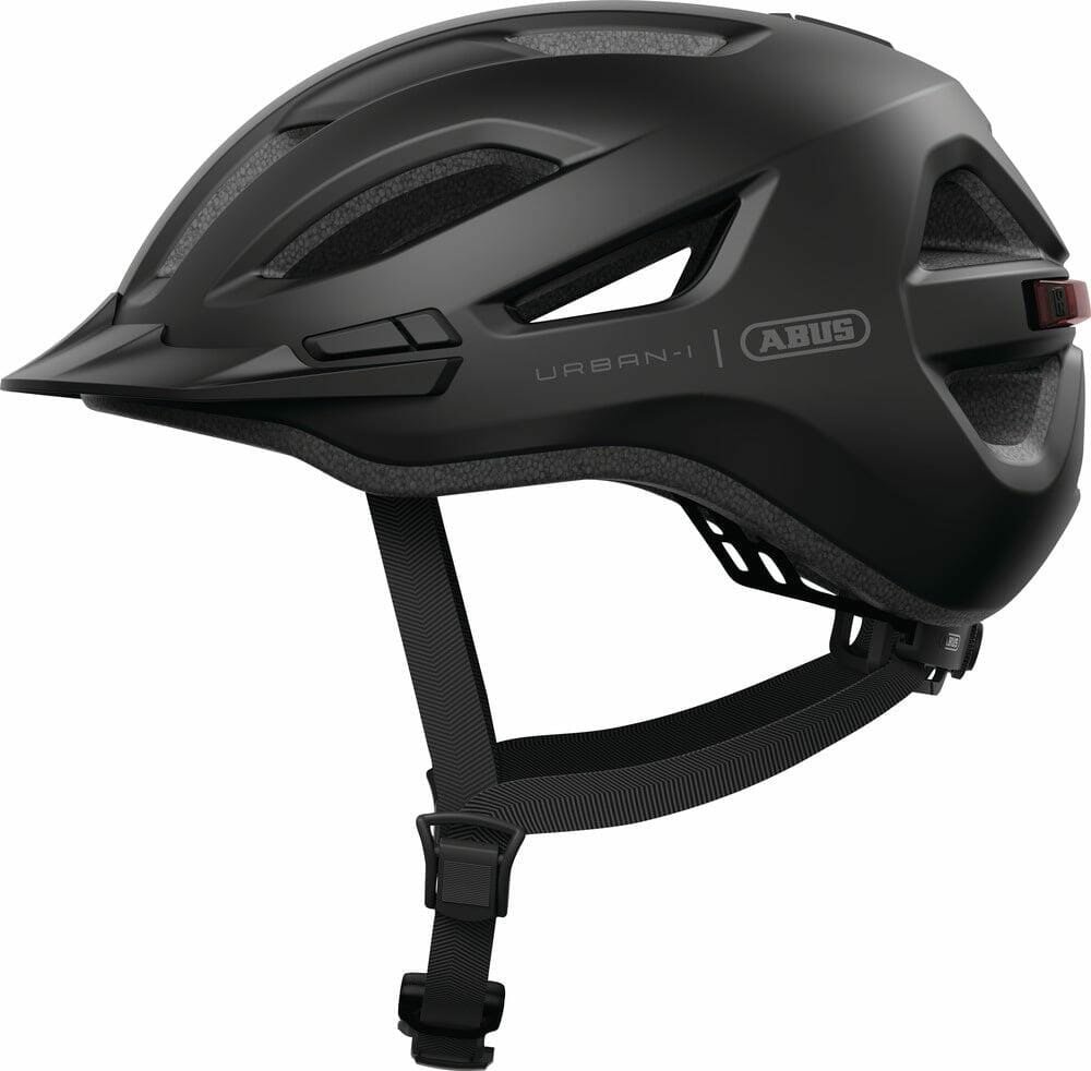 DECATHLON шлем защитный ABUS Urban-I 4.0 Velvet Black, черный, размер 57-61 см