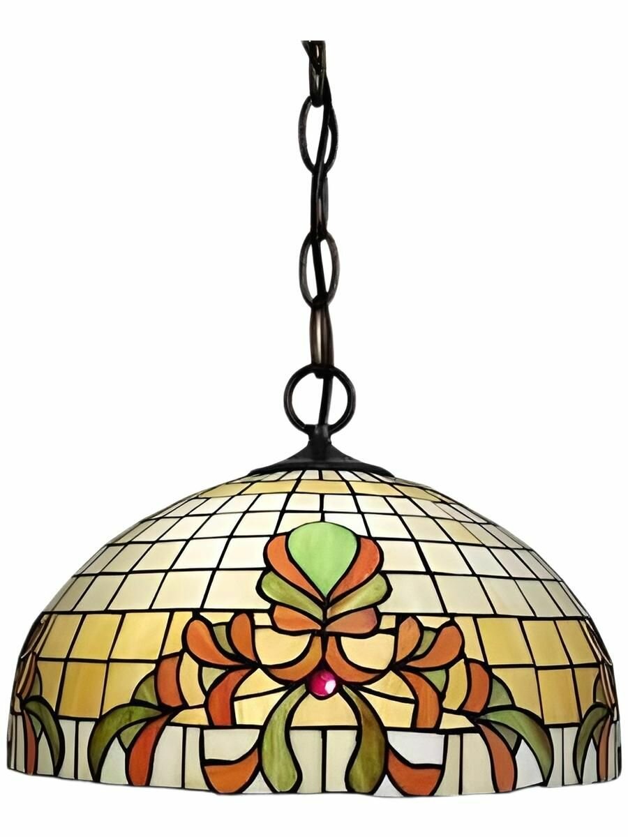 Люстра "Тиффани" 18220C, E27, 180 Вт, IP00, для кухни, гостиной, спальни