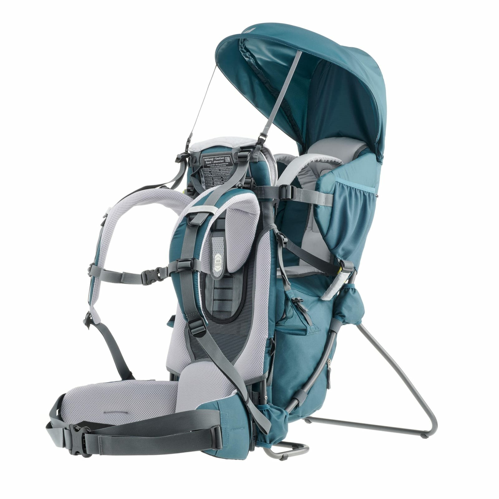 DECATHLON переноска для детей Deuter Kid Comfort 1 Plus, серо-зелёный, 18 кг