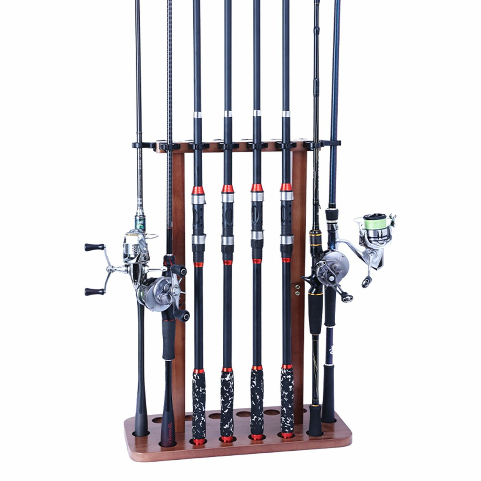 Стойка для удочек напольная подставка вертикального хранения