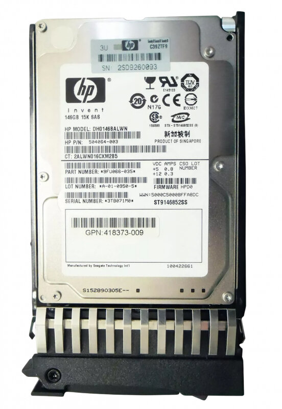 Жесткий диск HP 146Gb 15000 SAS 2.5" HDD 504064-003