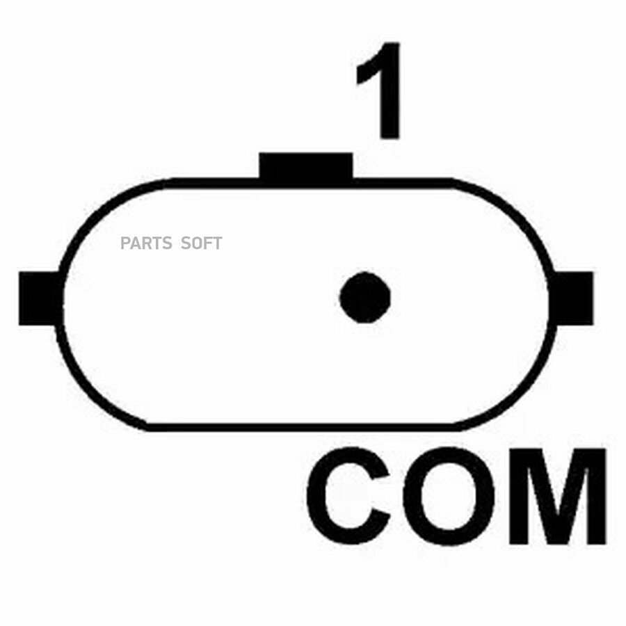 Генератор восстановленный 14V, 110A от официального дистрибьютора, HC-PARTS, артикул CA2003IR