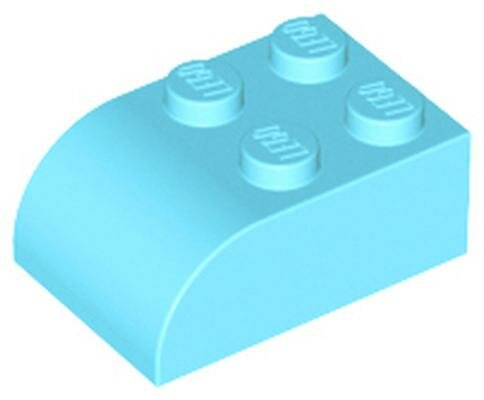 Деталь Lego 6215 Slope, Curved 3 x 2 with 4 Studs