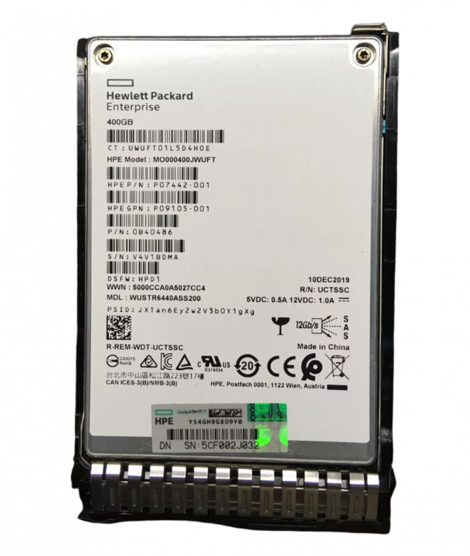 Жесткий диск HP P09105-001 400Gb SAS 2,5" SSD