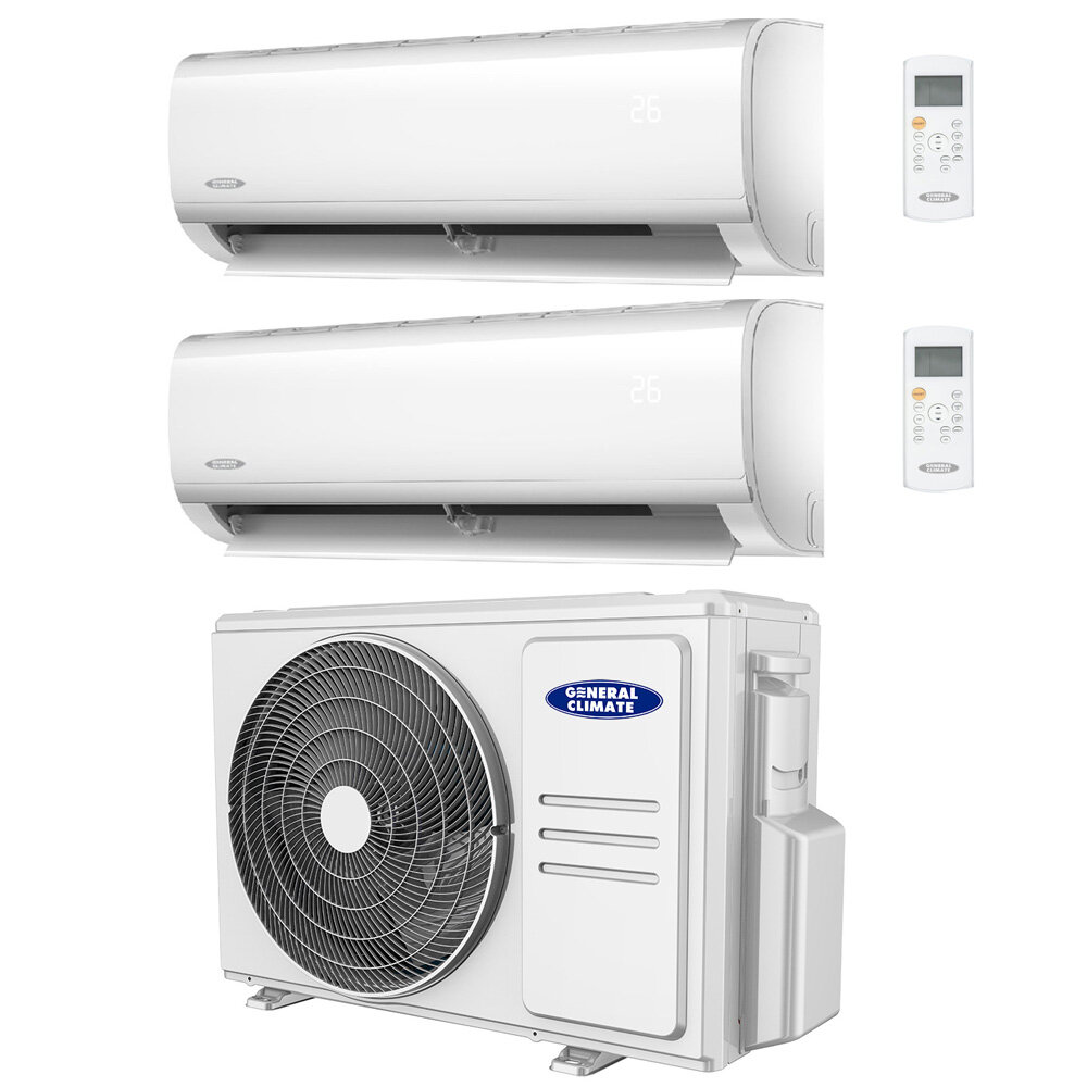 Мультисплит-системы General Climate GC-MER07HRN1+GC-MER07HRN1/GU-M2EA14H32