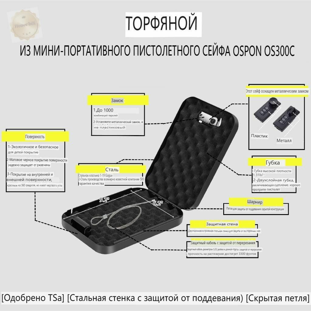 Сейф пистолетный — фото 1