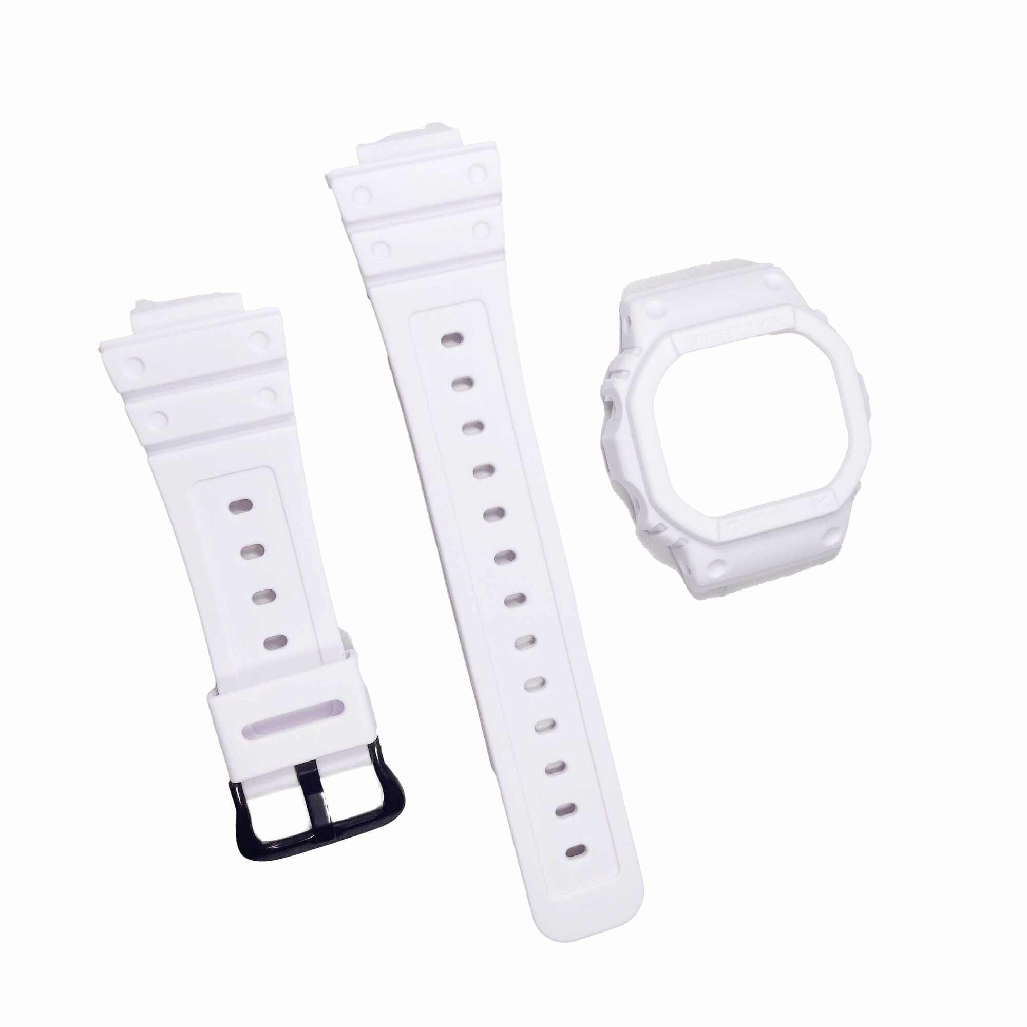Ремешок и корпус для Casio G-Shock DW-5600/GW-5000 — ремень и чехол из смолы с застежкой, совместим с DW-5025/5030