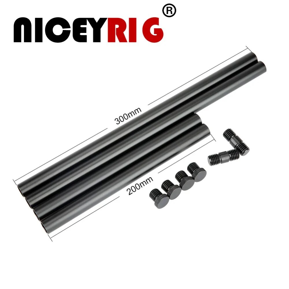 NICEYRIG 15 мм алюминиевые стержни для камеры 20см+30см