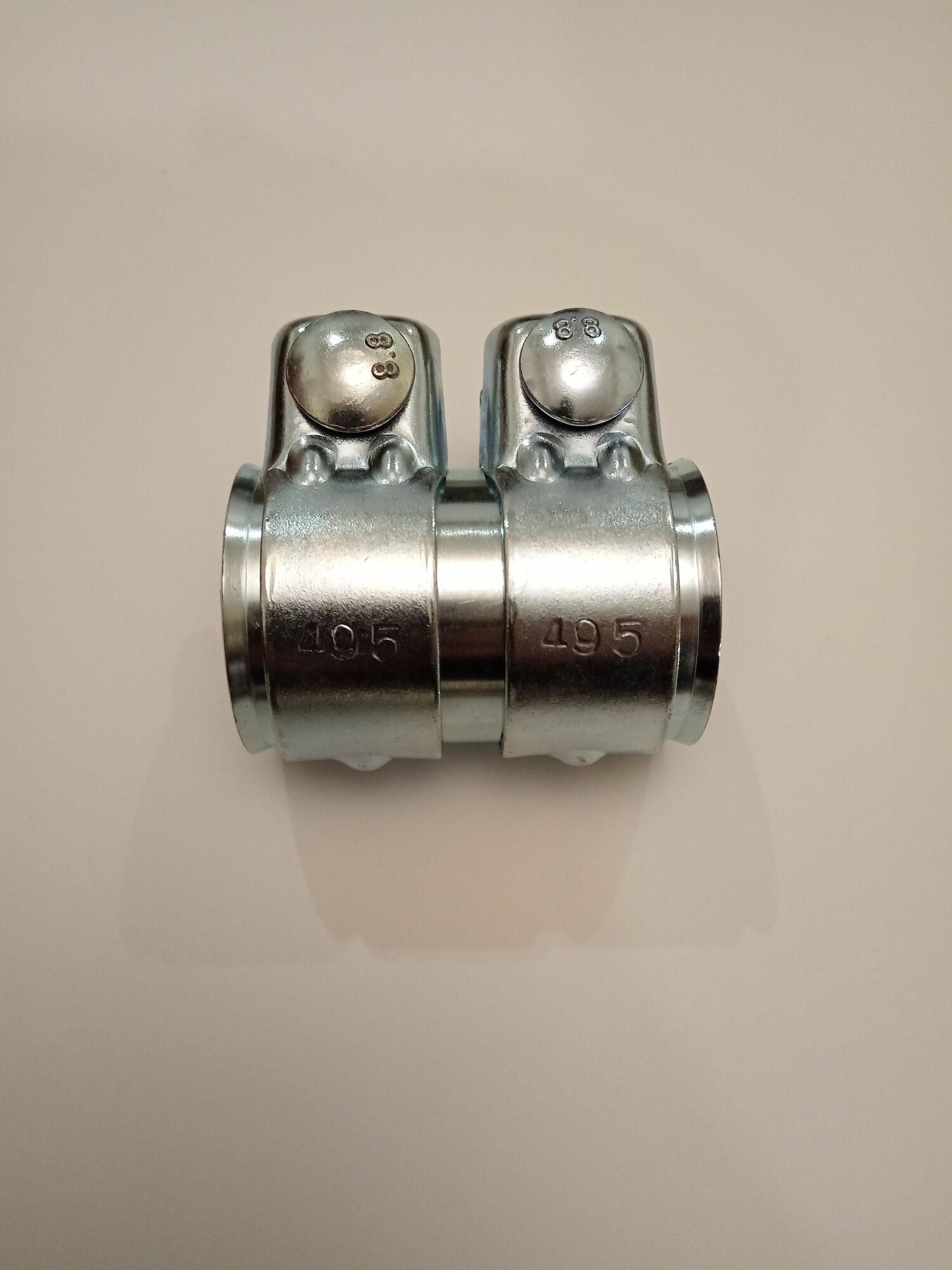 Хомут глушителя R.489 трубчатый (муфта, соединитель) 45/49,5-80 для труб D45 мм CITROEN C3 Picasso 09- DACIA LOGAN 04