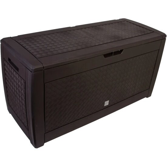 Ящик сундук садовый для хранения вещей Prosperplast Boardebox 190 л, антрацит (MBBL190-S433)