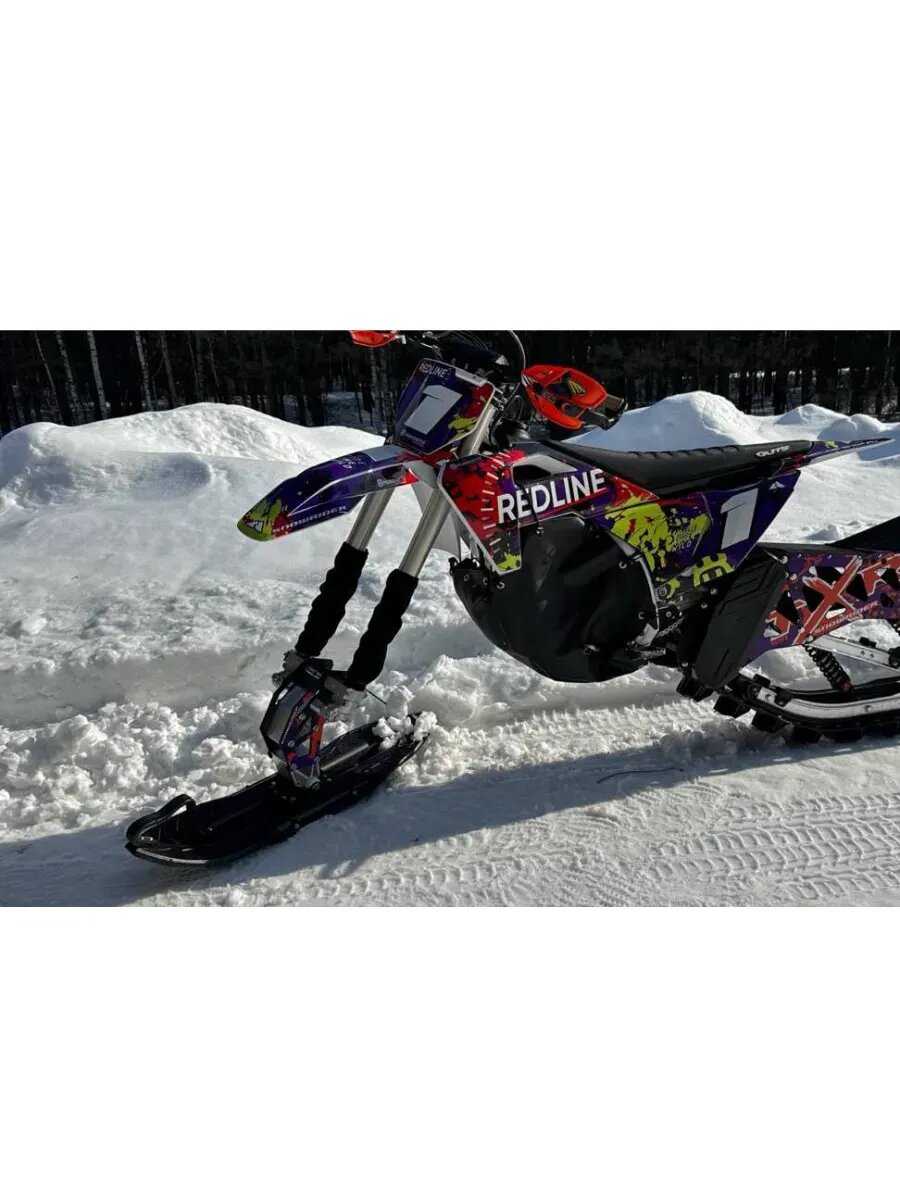 Защита перьев вилки мотоцикла SnowBike