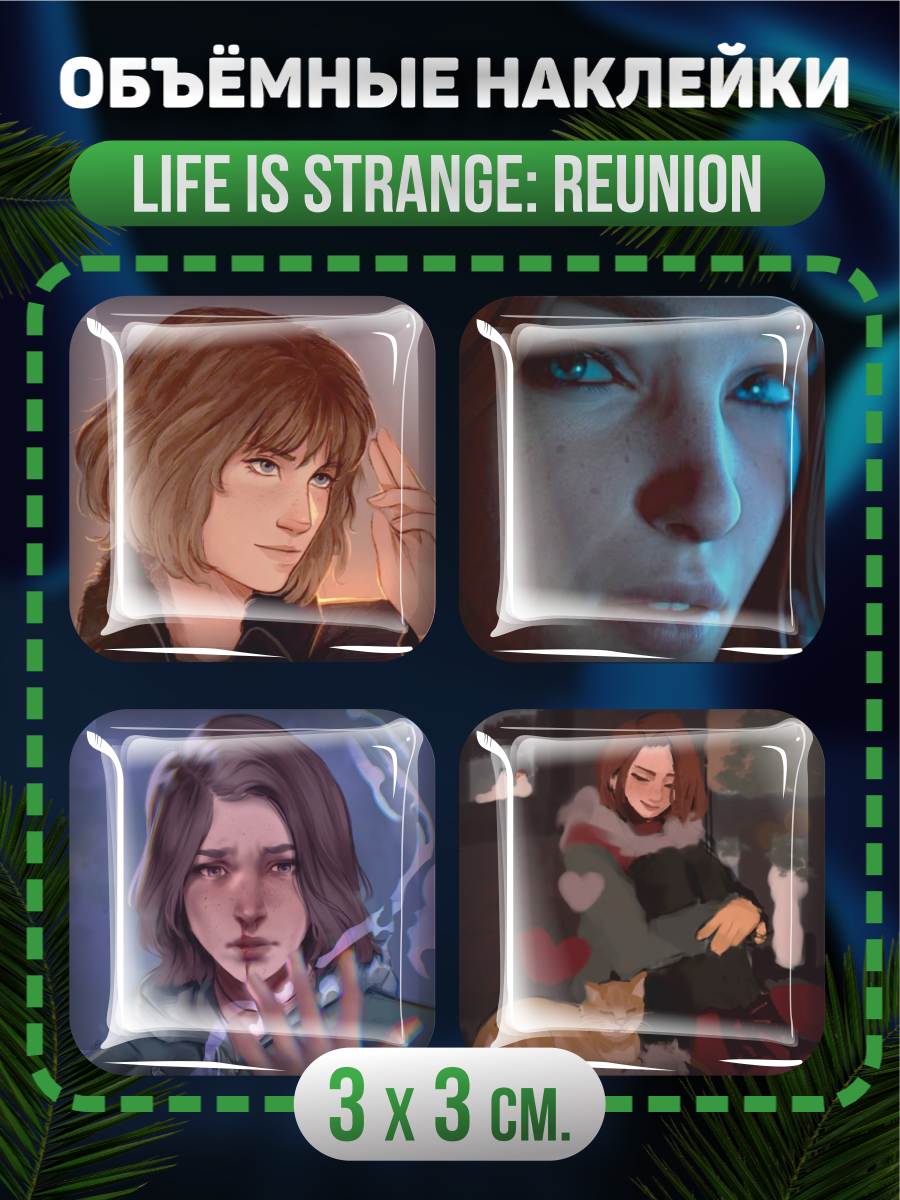 Наклейки на телефон 3D life is strange reunion