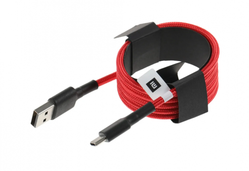Кабель Xiaomi USB-C - USB-A, 1 м, красный