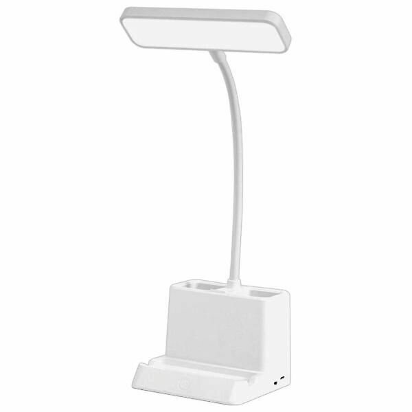 Настольная лампа Sonnen PT-302, органайзер, USB, LED, 3Вт, 3 режима, 238783